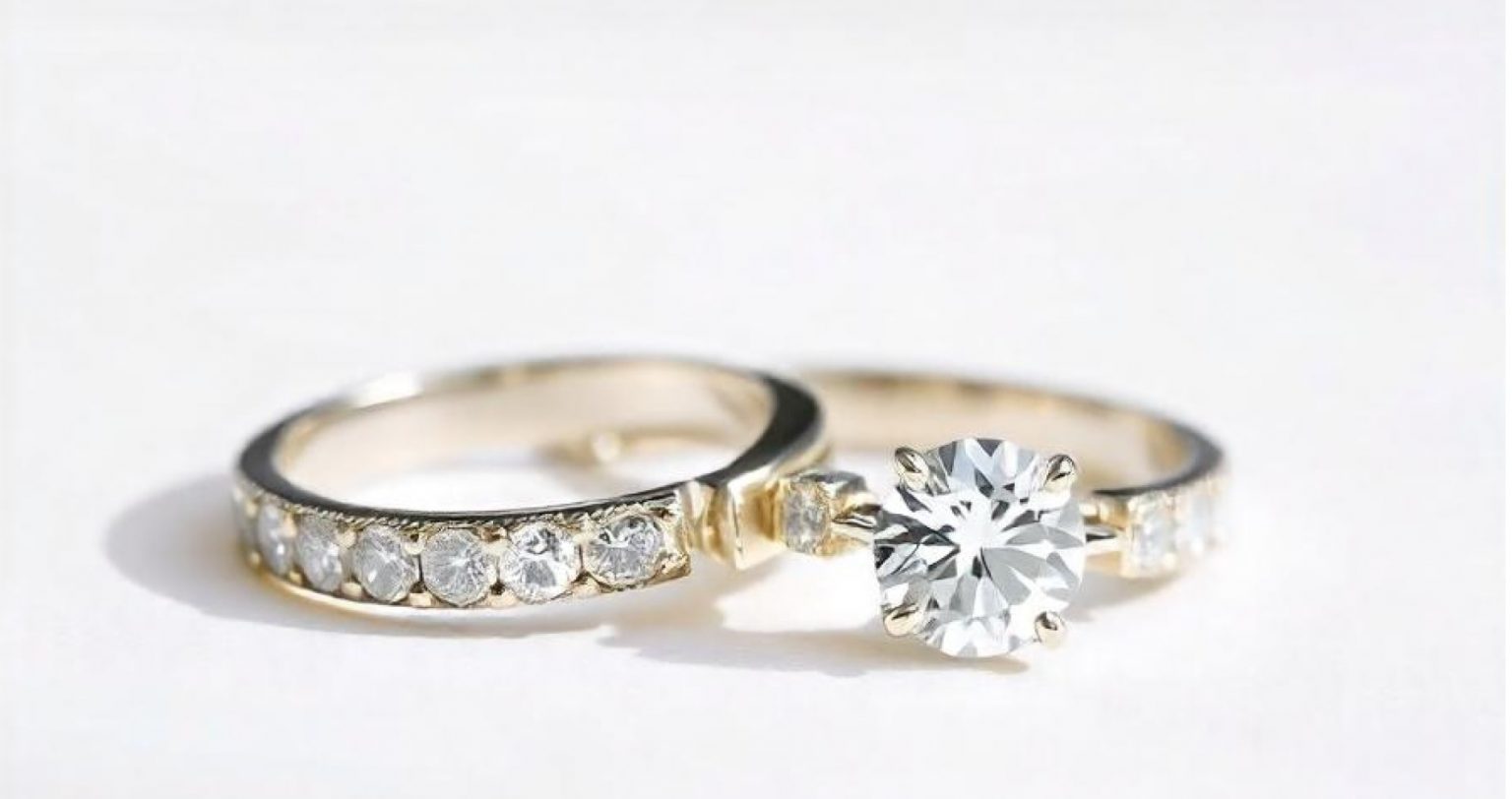How to Stack Wedding and Engagement Rings - The Verse